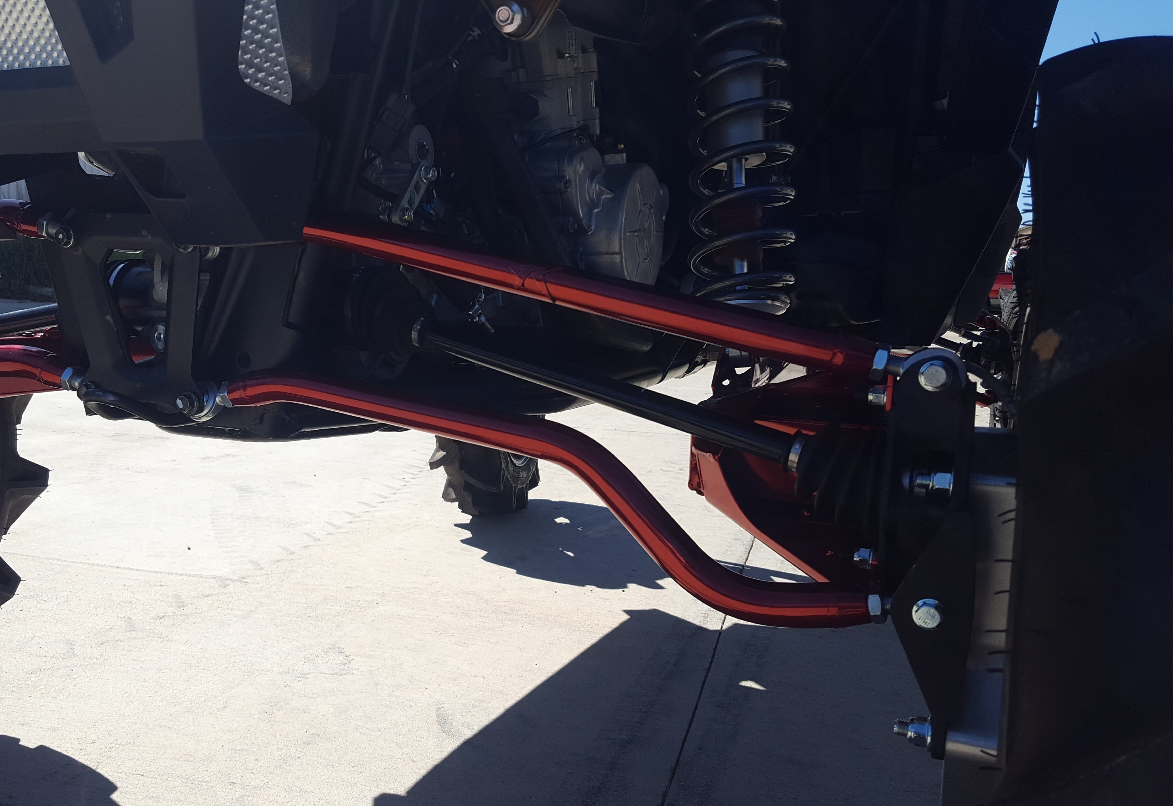 RZR 1000 XP Lower Arched Radius Bars – Rogue Offroad